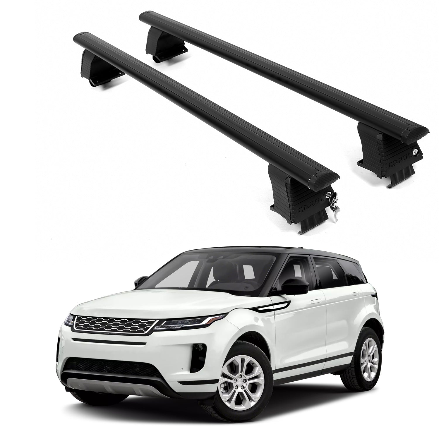 2020-2026 Land Rover RANGE ROVER EVOQUE Roof Rack Cross Bars - Erkul ...